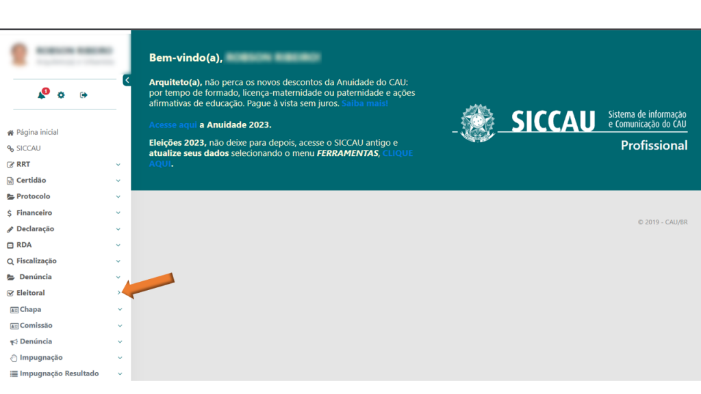 Acessar Sistema Eleitoral – CAU/AP